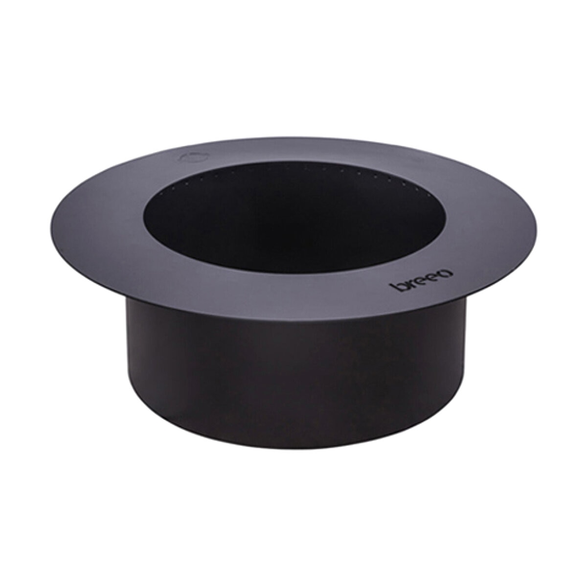 Techo-Bloc Zentro Round 24 in. Smokeless Fire Pit with Lid - Steel (1 ...