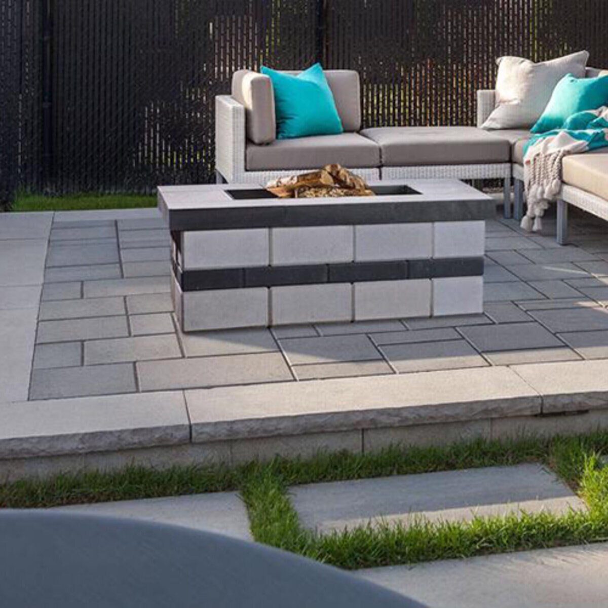 Techo-Bloc Raffinato Firepit Beige Cream | SiteOne