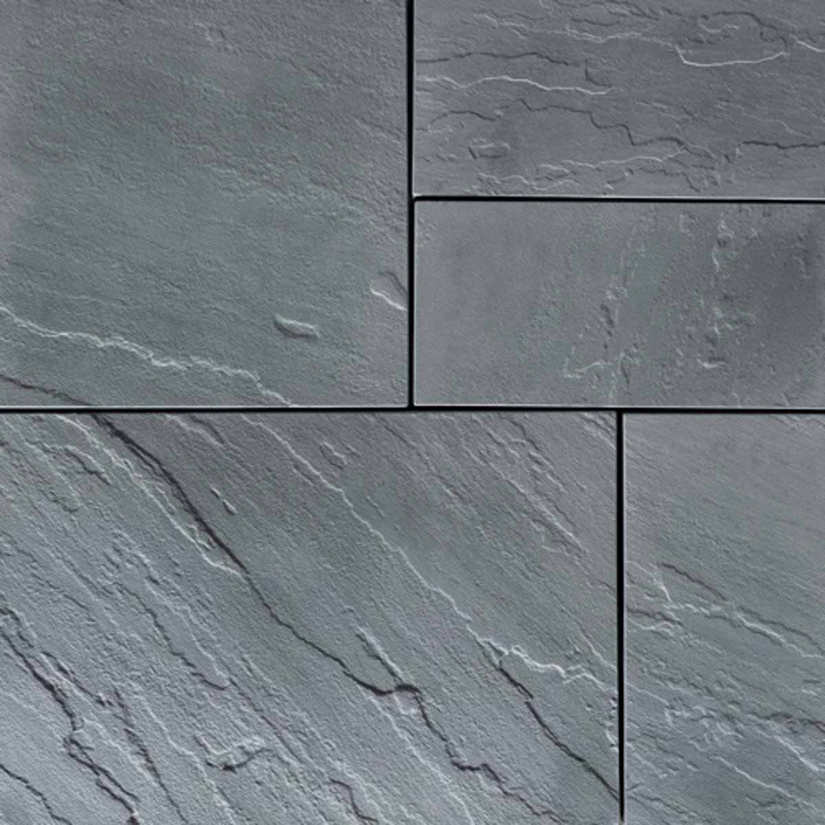 Techo-Bloc Aberdeen Slab HD2 Klean-Bloc Azzurro 30 in. x 10 in. (70.83 ...