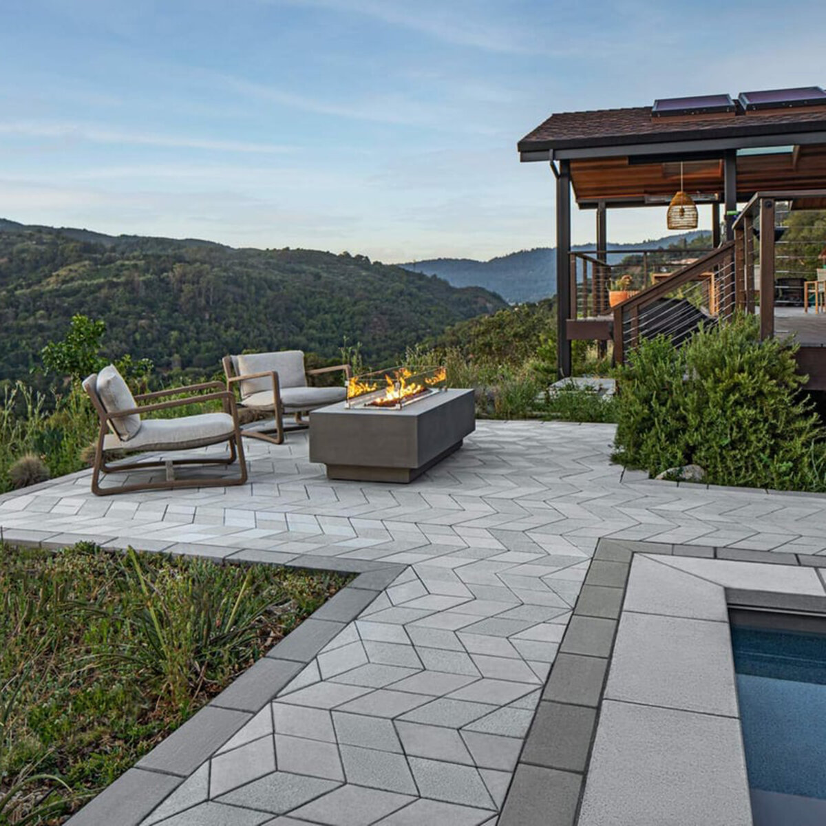 Techo-Bloc Diamond Paver HD2 Granitex Greyed Nickel (74.47 sq. ft ...