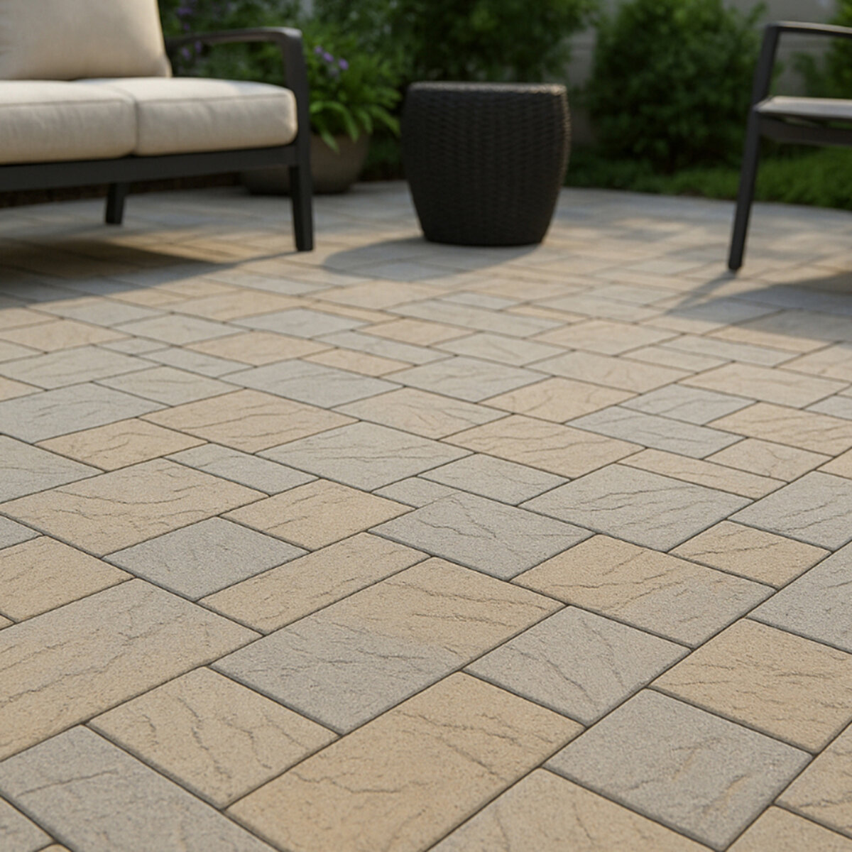 Techo-Bloc Eva Paver Slate Champlain Grey (132.48 sq. ft./pallet ...