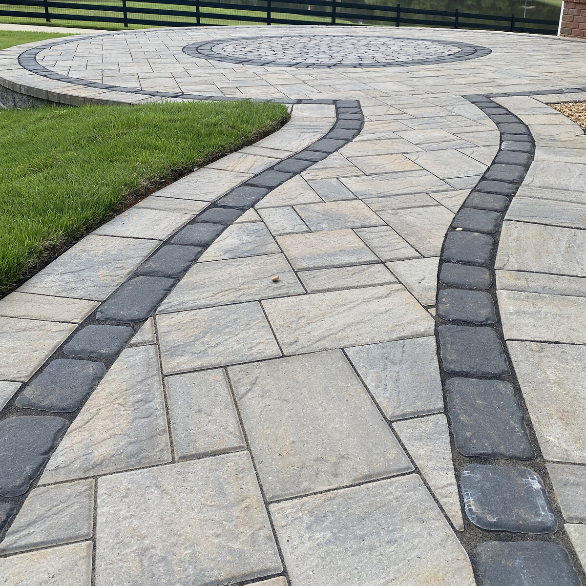 Techo-Bloc Eva Paver Slate Champlain Grey (132.48 sq. ft./pallet ...