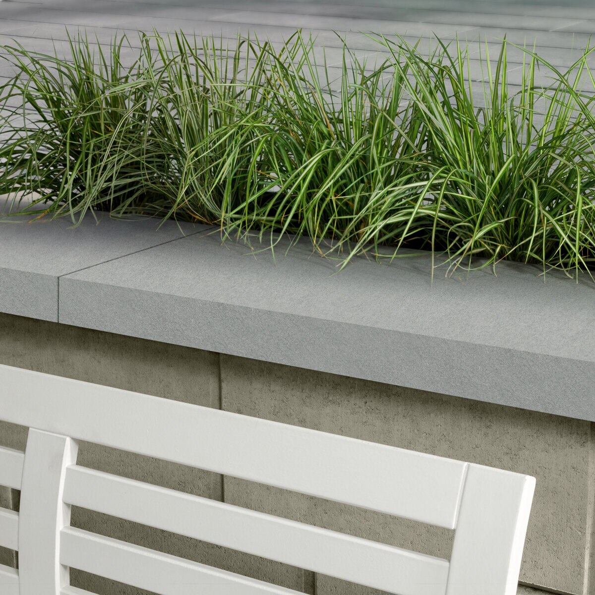 Techo-Bloc Natural Stone Sandstone Cap Grey 14 in. x 48 | SiteOne