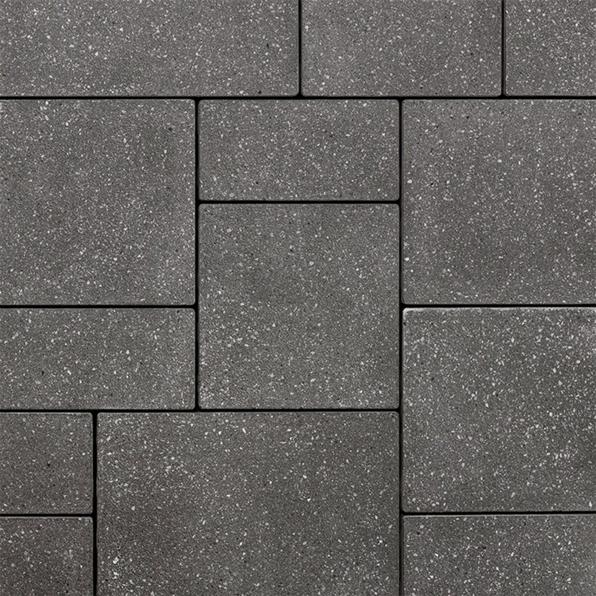 Techo-Bloc Blu 60 Slab Smooth Onyx Black 60 mm 6 in. x 13 in. (63.3 sq ...