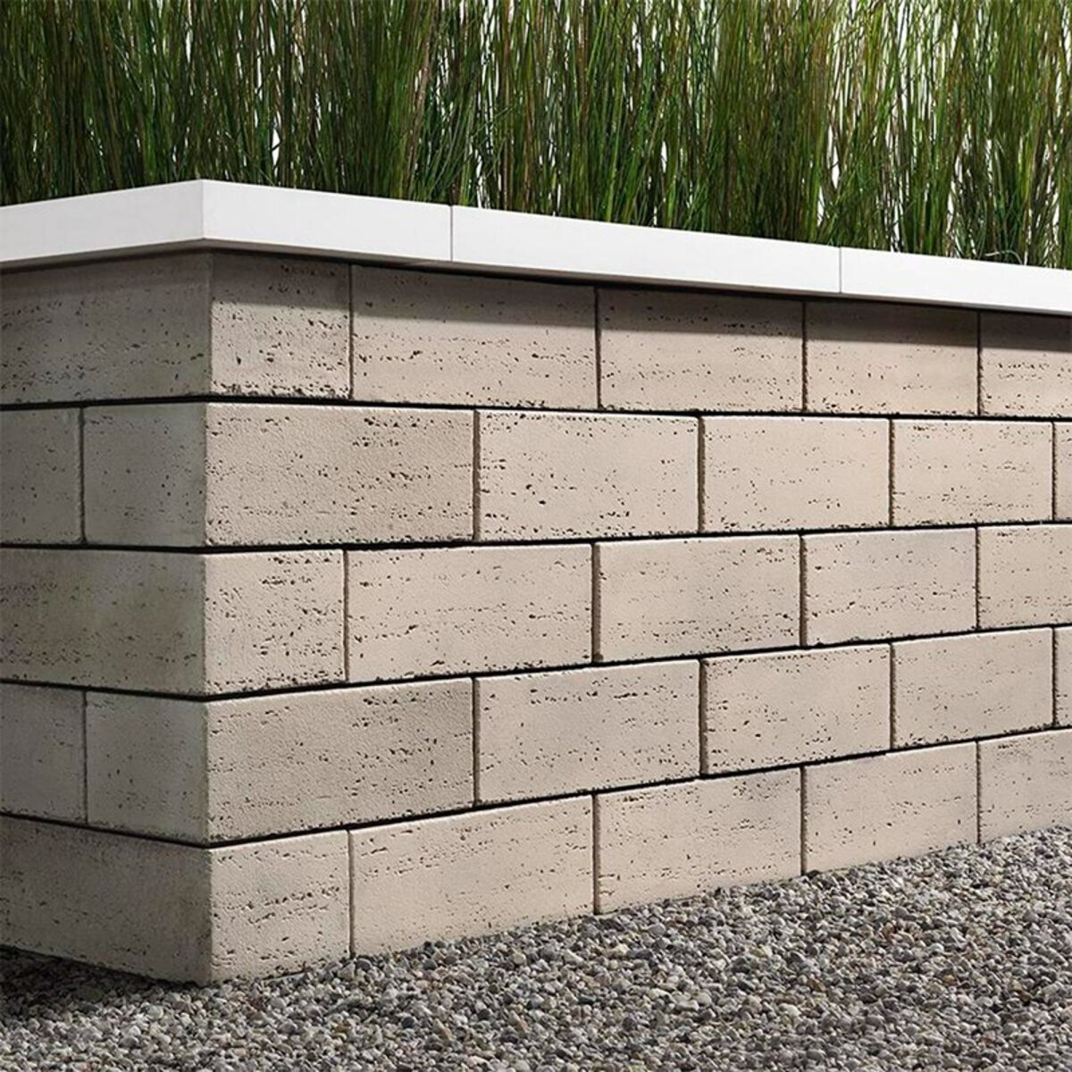 Techo-Bloc Travertina Raw Corner/Pillar Rock Garden Brown 6 in. x 7-15/ ...