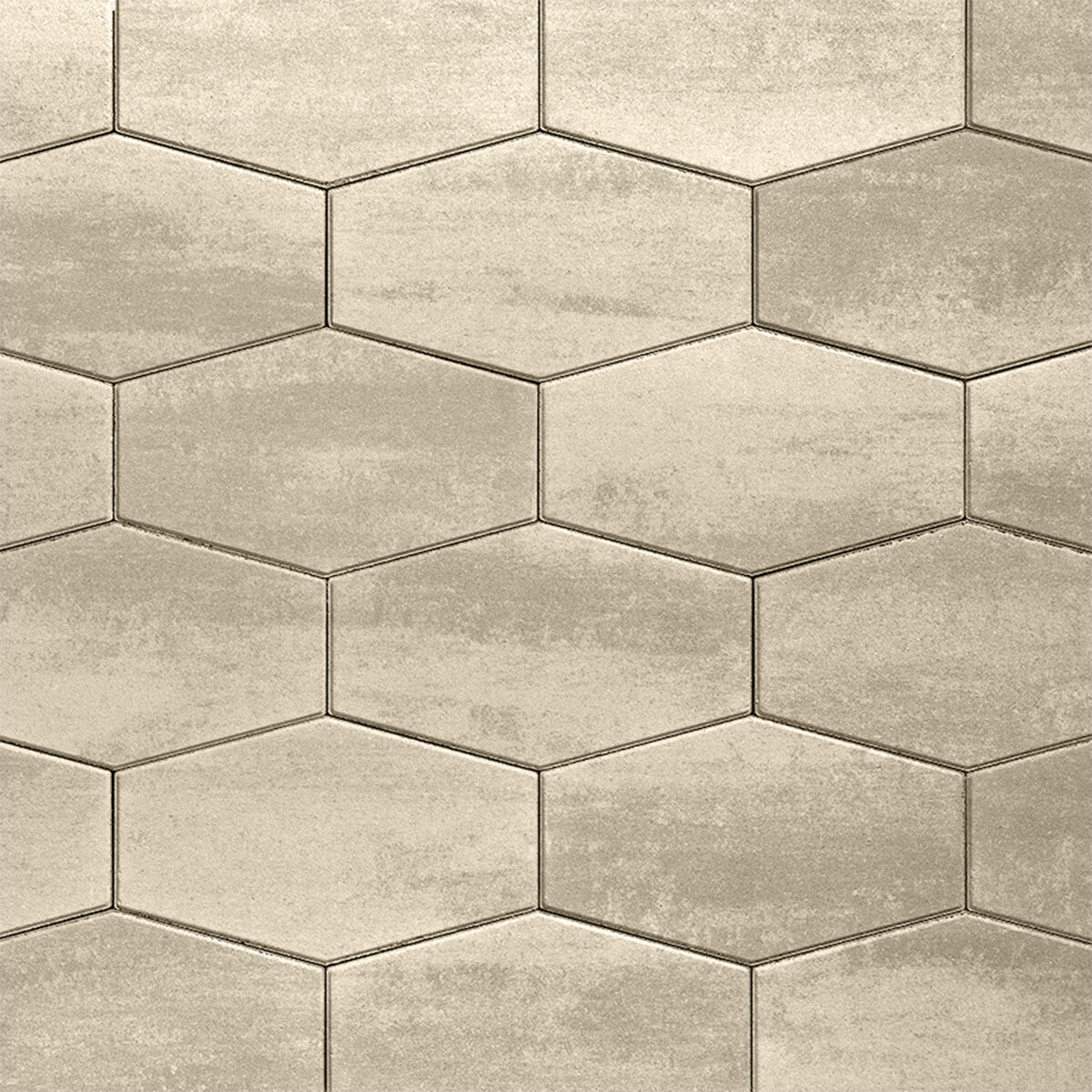 Techo-Bloc Hexa 60 HD2 Paver Smooth Caffe Crema (96.55 sq. ft./pallet ...