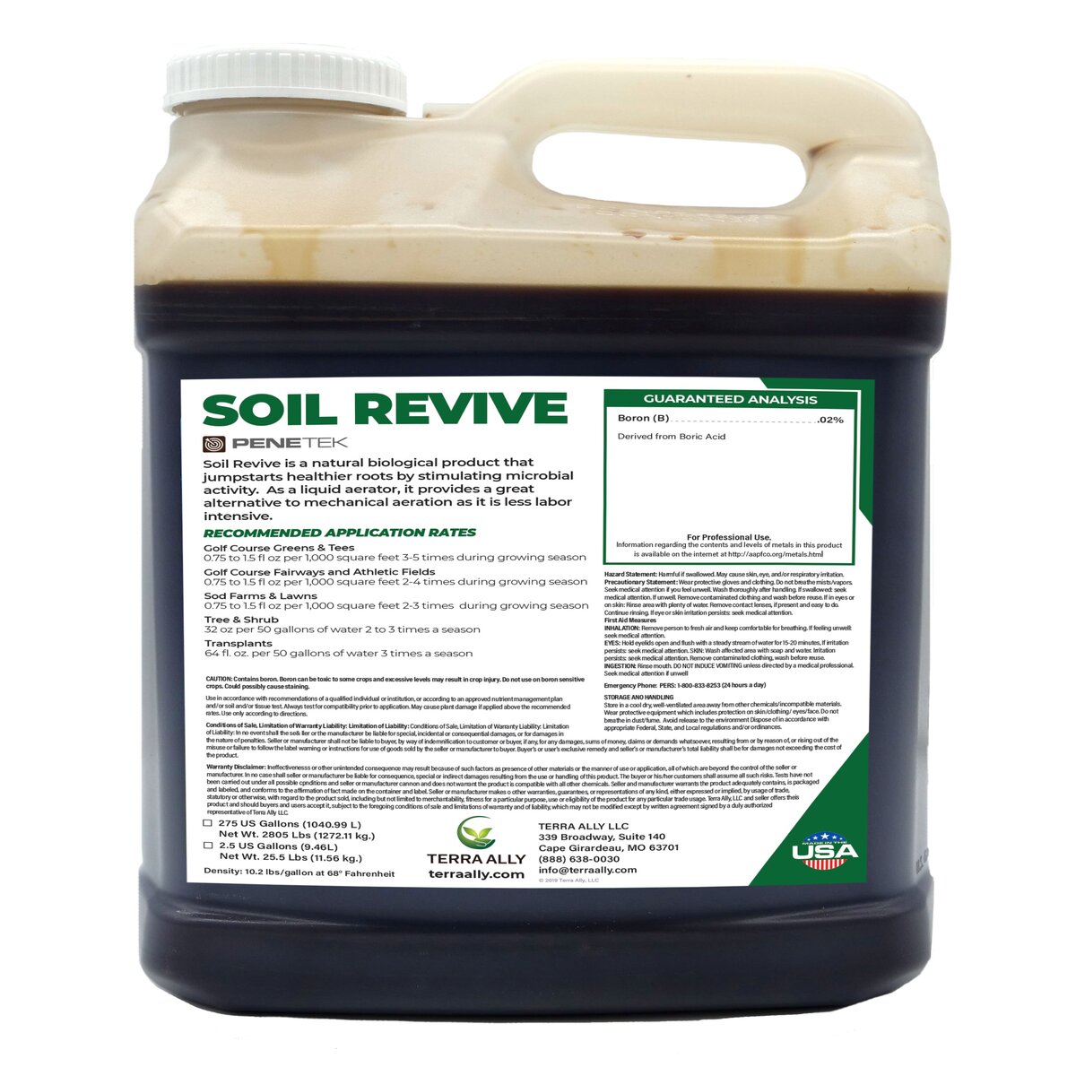 Terra Ally Soil Revive Liquid Soil Amendment 2.5 gal. Jug (QGCY ...