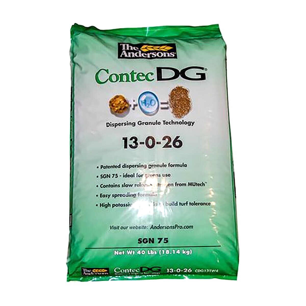 ContecDG Fertilizer 13-0-26E 100% MU Tech ELITE 40 lb | SiteOne US