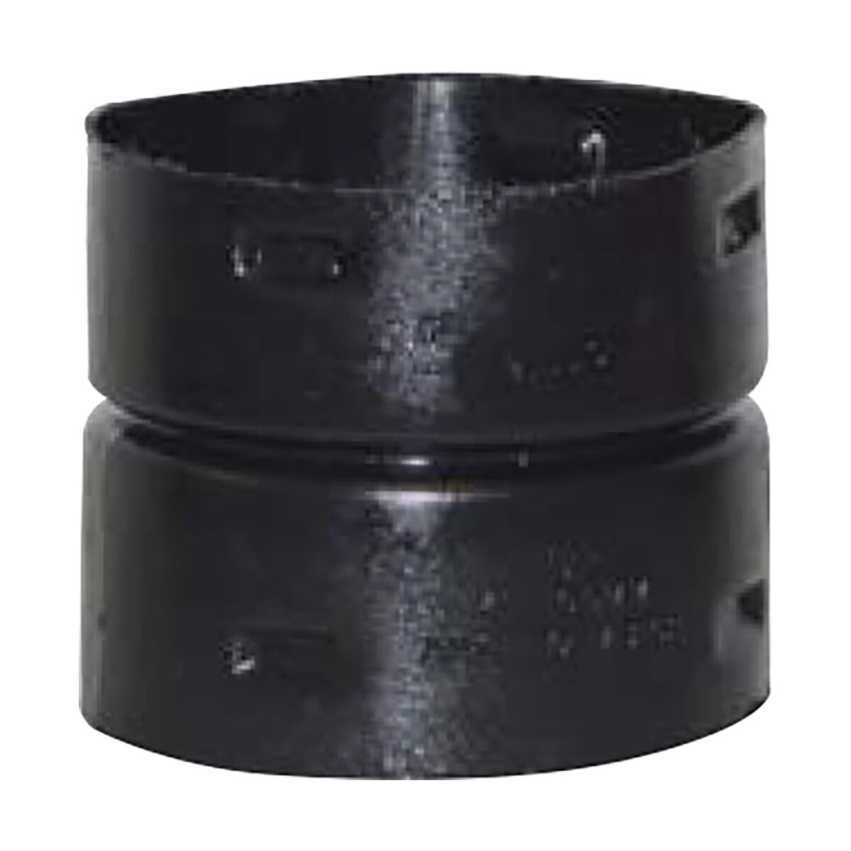 Timewell HDPE Corrugated External Snap Coupler Black 4 | SiteOne