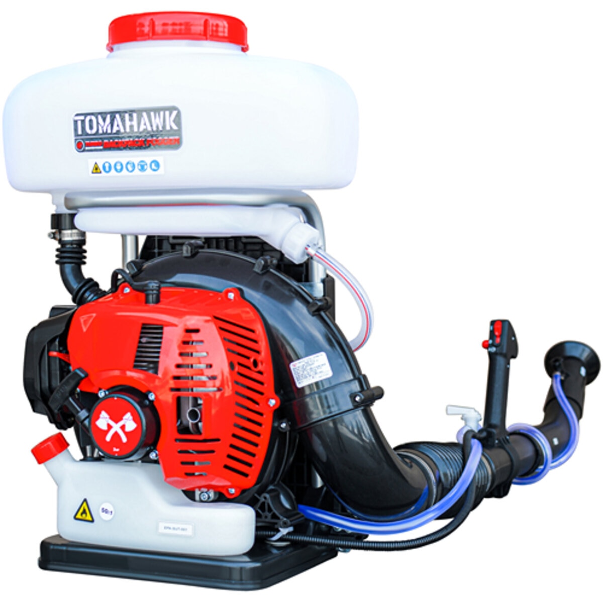 Tomahawk 3.7 Gallon Backpack Fogger w/ 2 Stroke Motor Turbo Boost ...