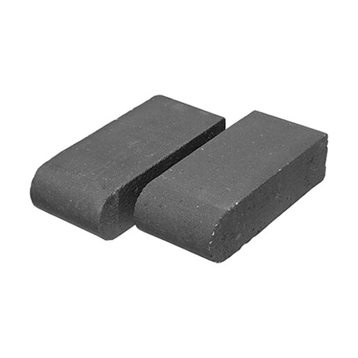 Tremron Regular Bullnose Coping 4 in. x 9 in. Charcoal 60 mm (455 pc ...