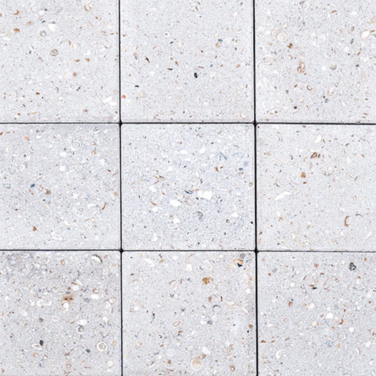 Tremron Shellstone Paver White 16 in. x 16 in. x 60 mm (107 sq. ft ...