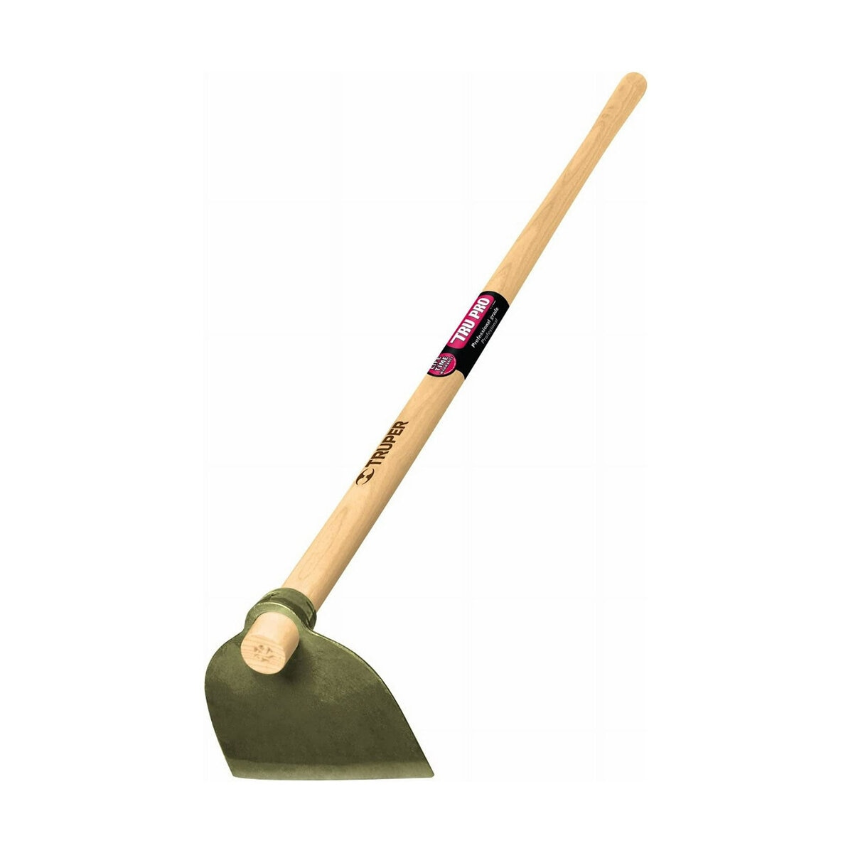 Truper Forged Eye Hoe 7-1/2 in. Head w/ 54 in. Fiberglass Handle ...