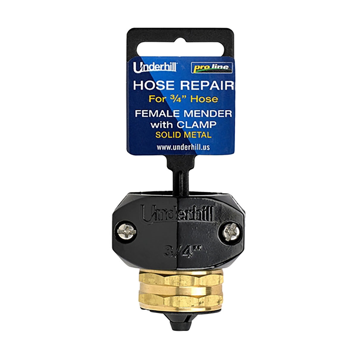 Underhill Heavy Duty Hose Clamp 3/4 in. w/ Female Brass Mender | SiteOne