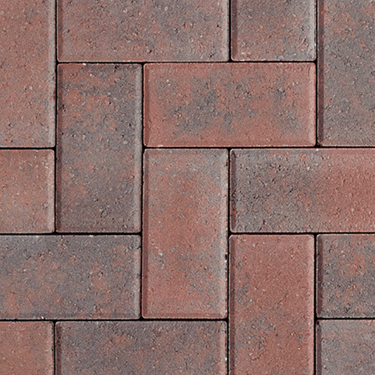 Unilock Hollandstone Paver Rustic Red 4 in. x 8 in. 6 cm (106.2 sq. ft ...