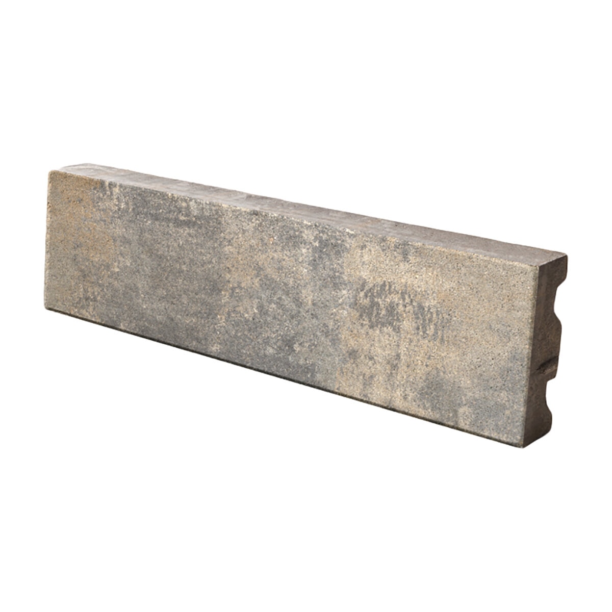 Unilock U-Cara Wall Fascia Panel Closed End Corner Smooth Fossil 6 in ...