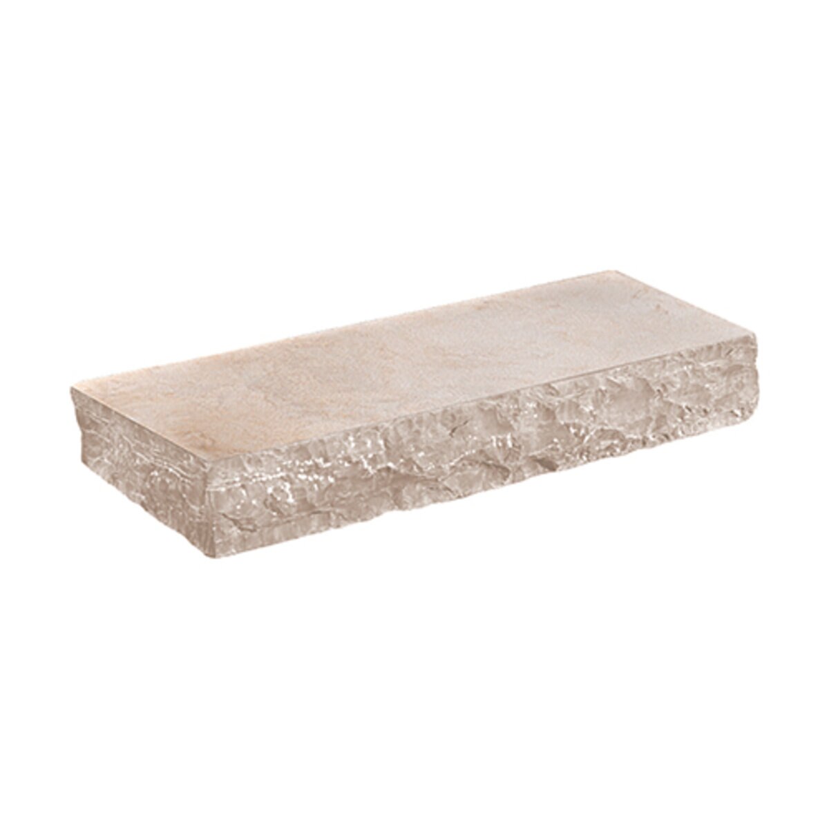 Unilock Natural Stone Rockface Coping Indian Coast 16 in. x 72 in. (10 ...
