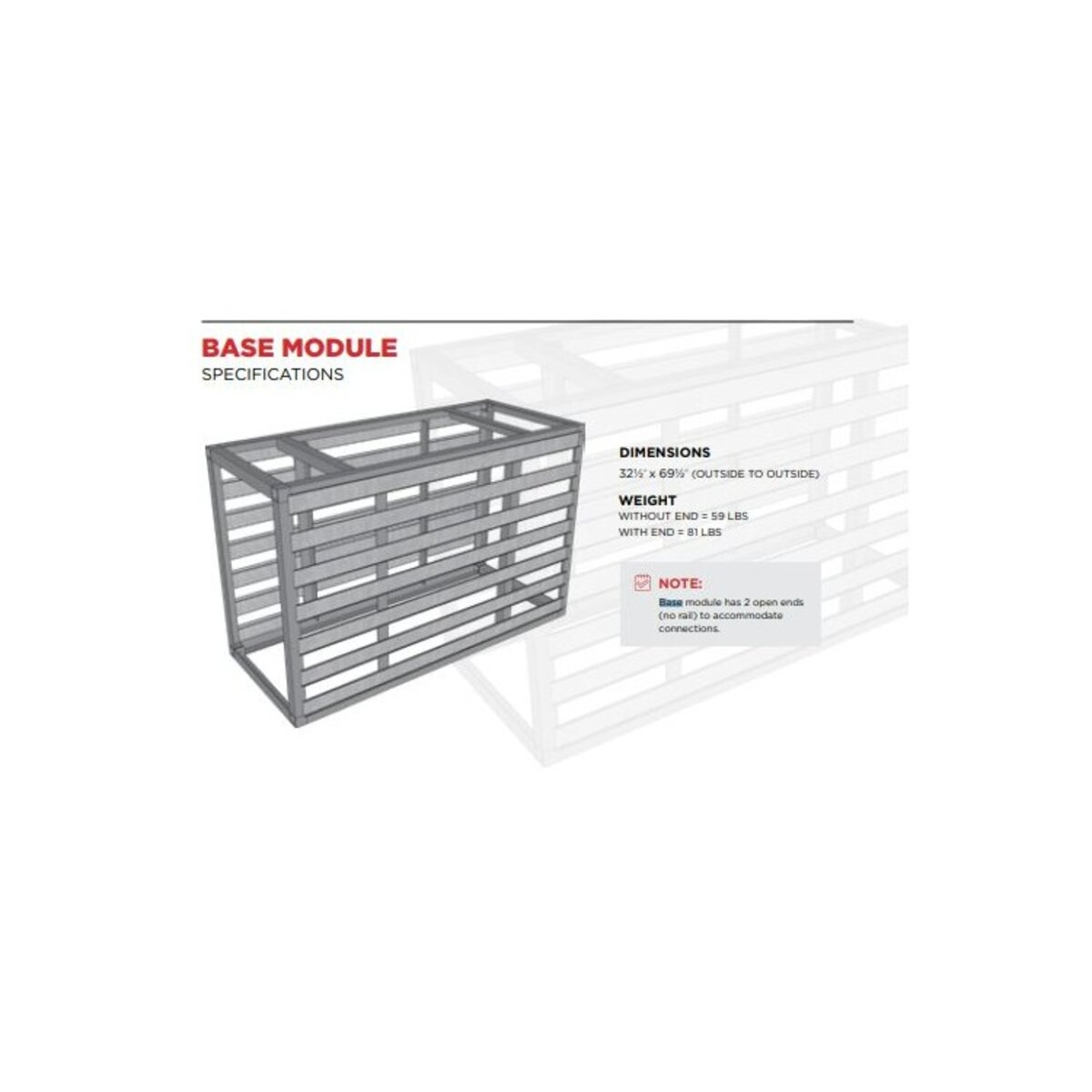 Unilock U-Cara Ul - Bc - 36 Base Cabinet (Fits Fire Table or Fridge ...