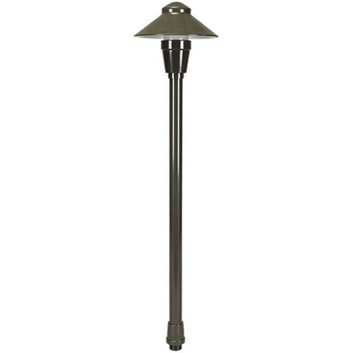 Unique Proton Path Light 18 in. Riser Aluminum Black Finish No Lamp ...