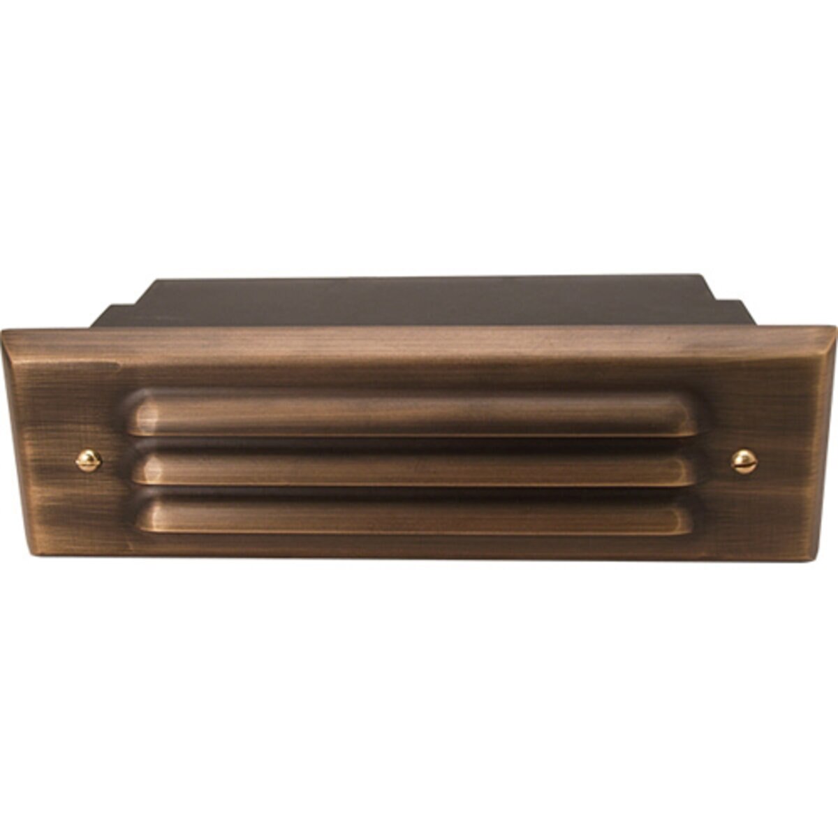 Unique Sovereign8 Louver Solid Brass Housing Weathered Brass 2W 3000K ...