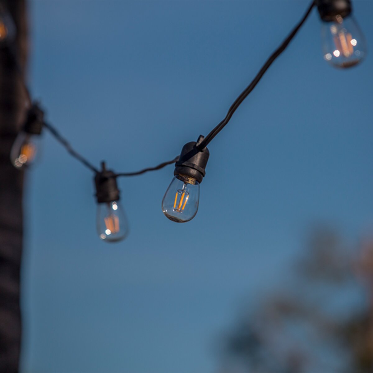 Bistro Light 12V 24 ft. String S14 1W LED | SiteOne US