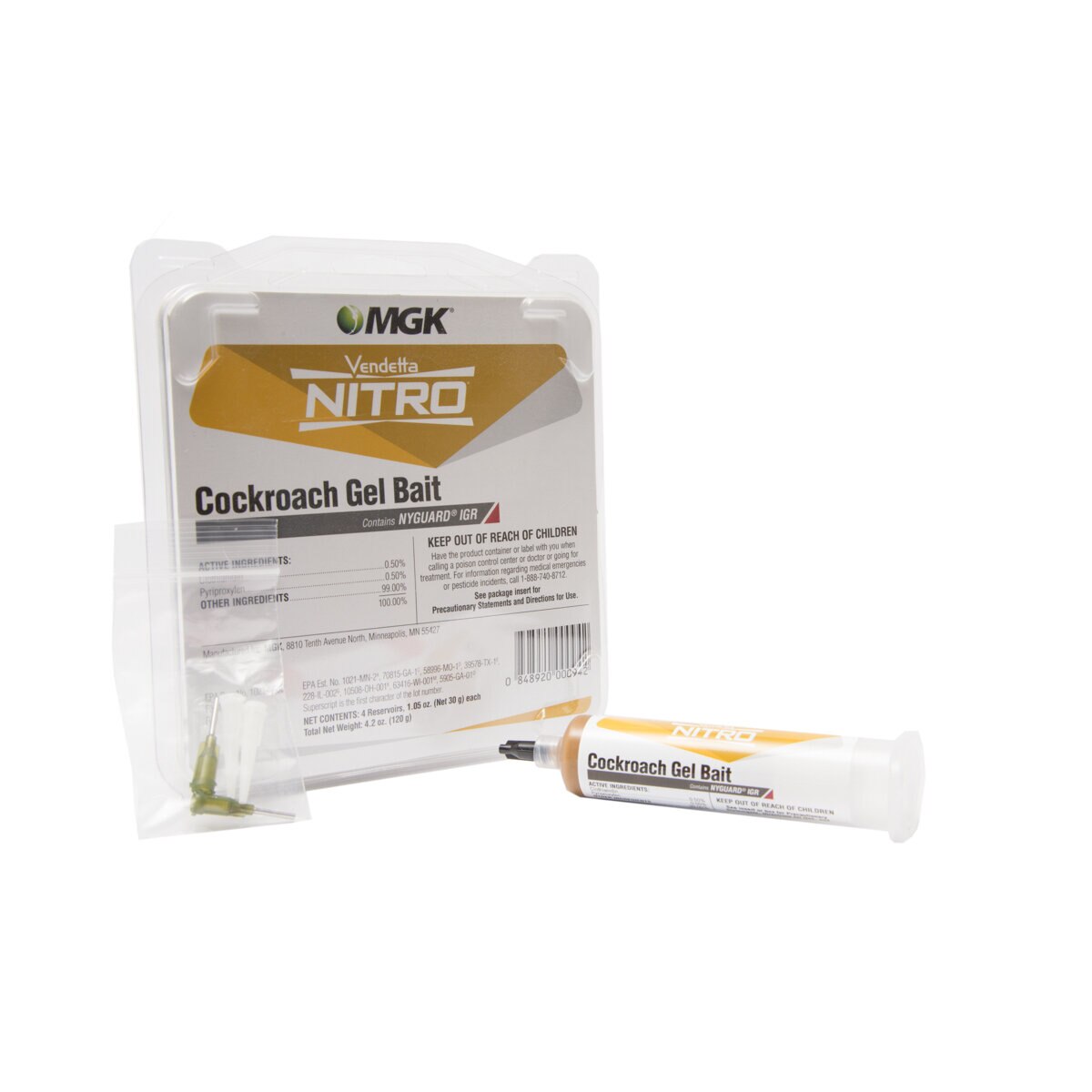 Vendetta Nitro Cockroach Gel Bait Insecticide 4x30gm Clamshell 1Pk ...