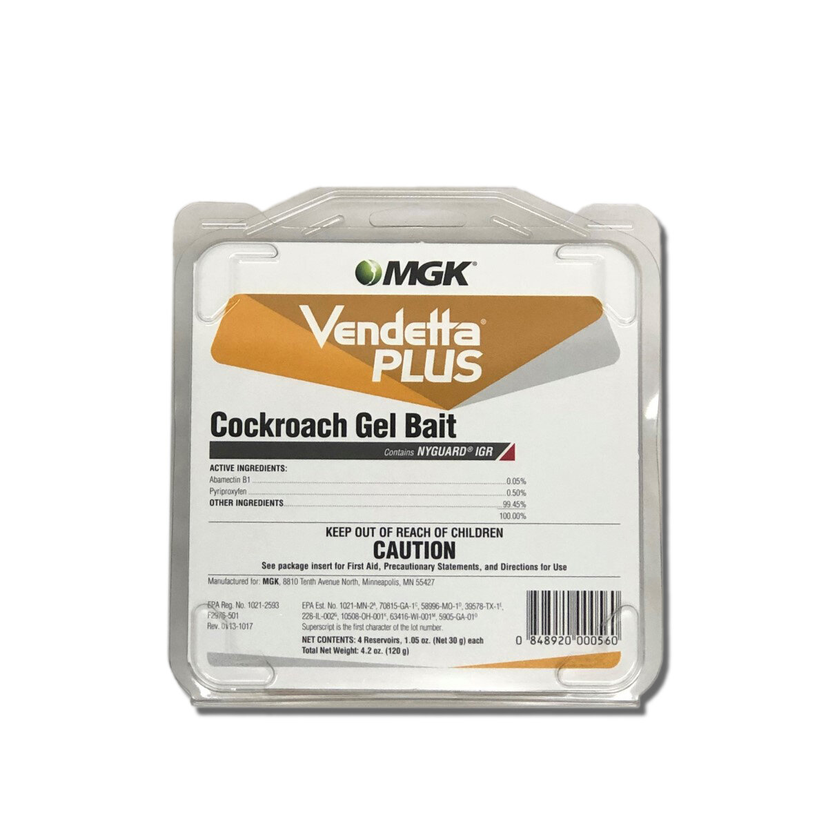Vendetta Plus Roach Bait 30 gm. x 4 | SiteOne US