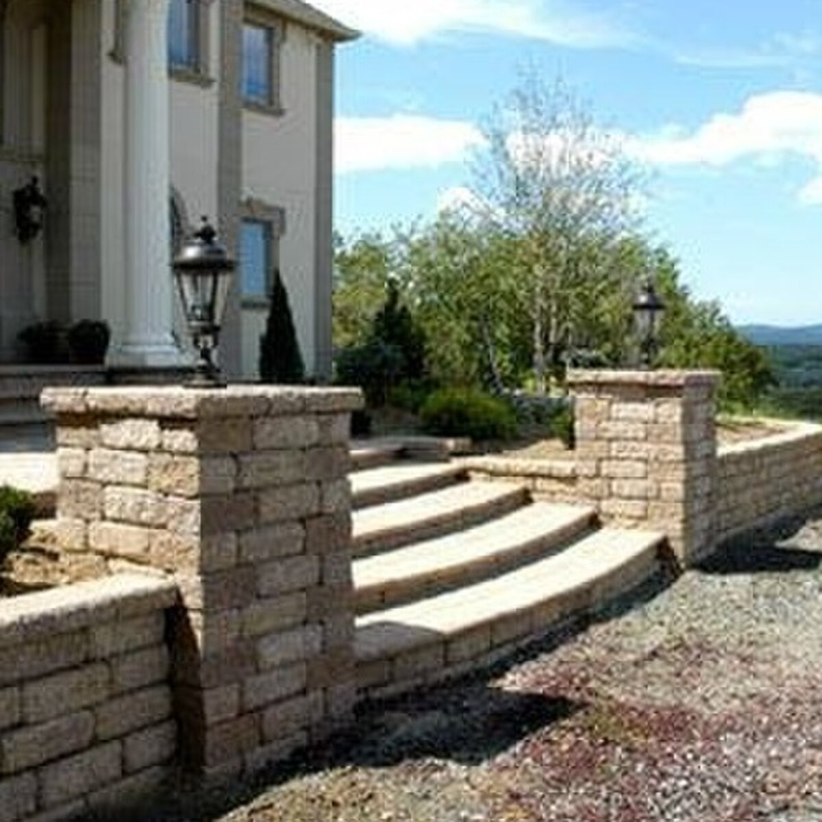 Midwest Versa-Lok Wall Accent Block Weathered Charcoal 4 in. x 12 in. x ...