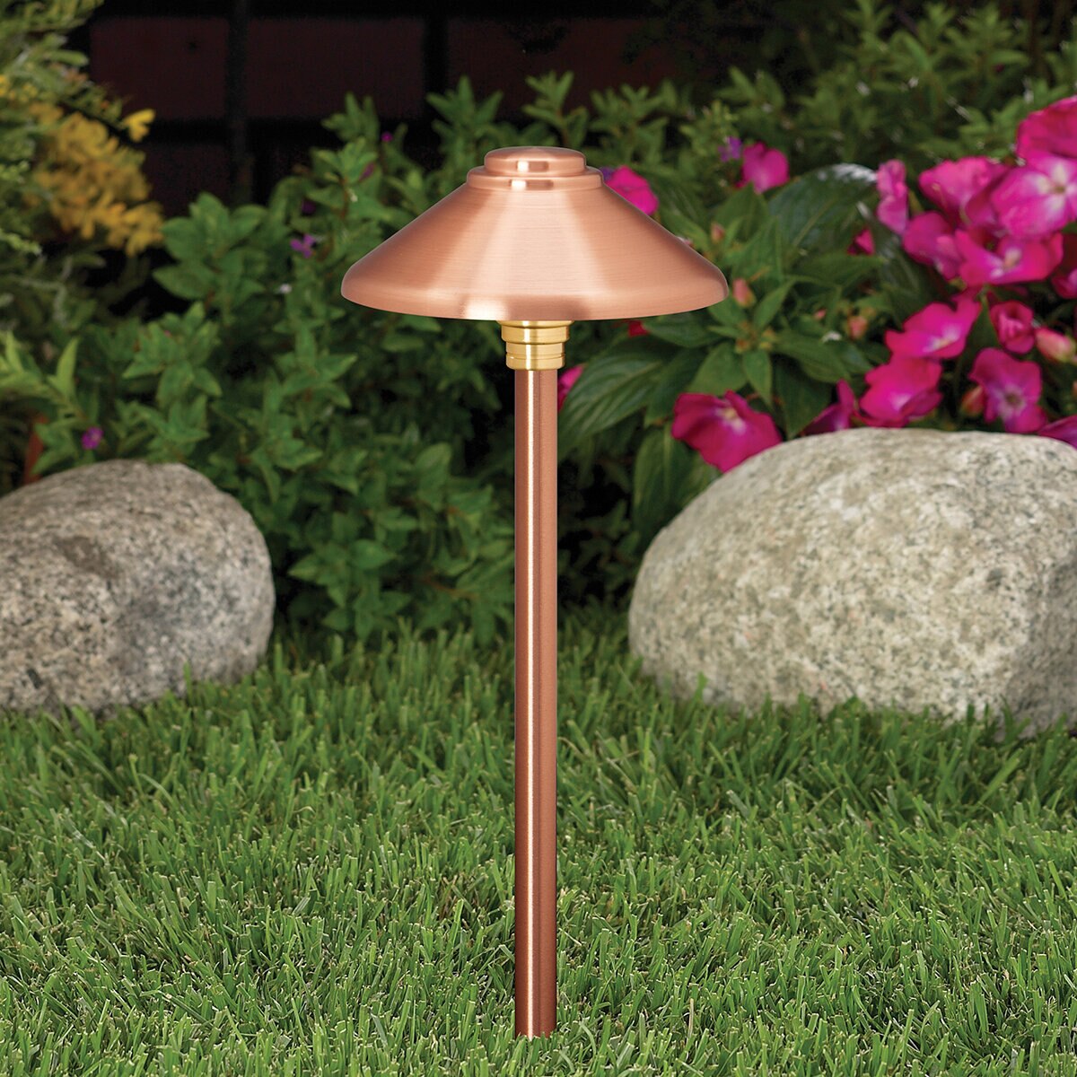 Vista PR-2133 Path Light Copper Housing Copper Finish 2.5W 2950K LED ...