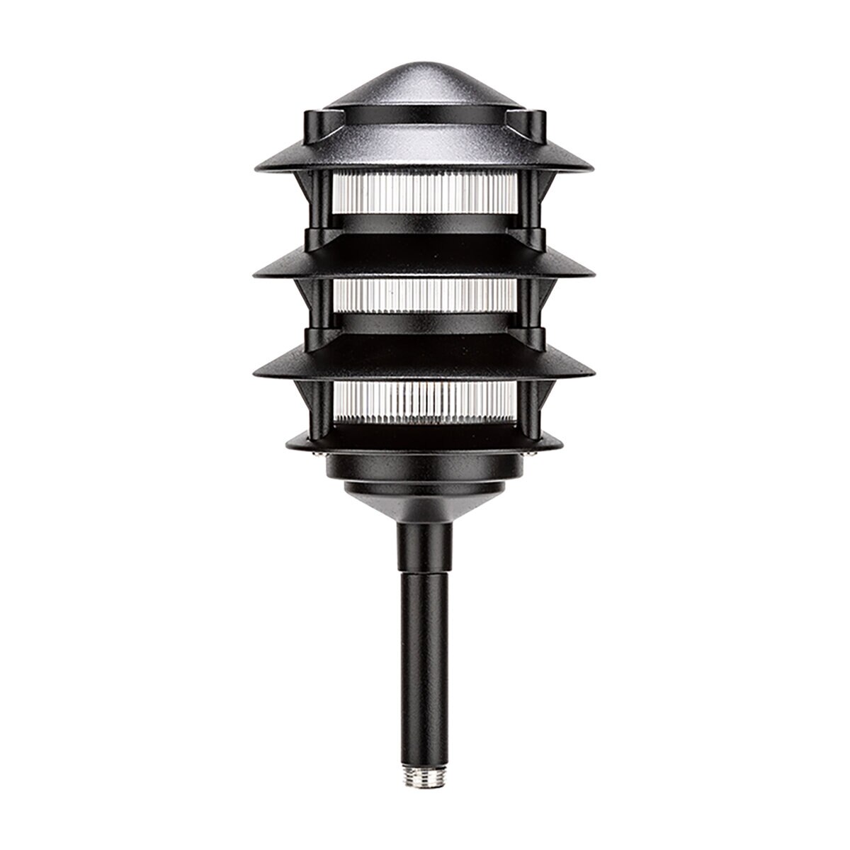 Vista PR-6223 Tiered Path Light Black G4 1.5W Ground Mount Aluminum ...