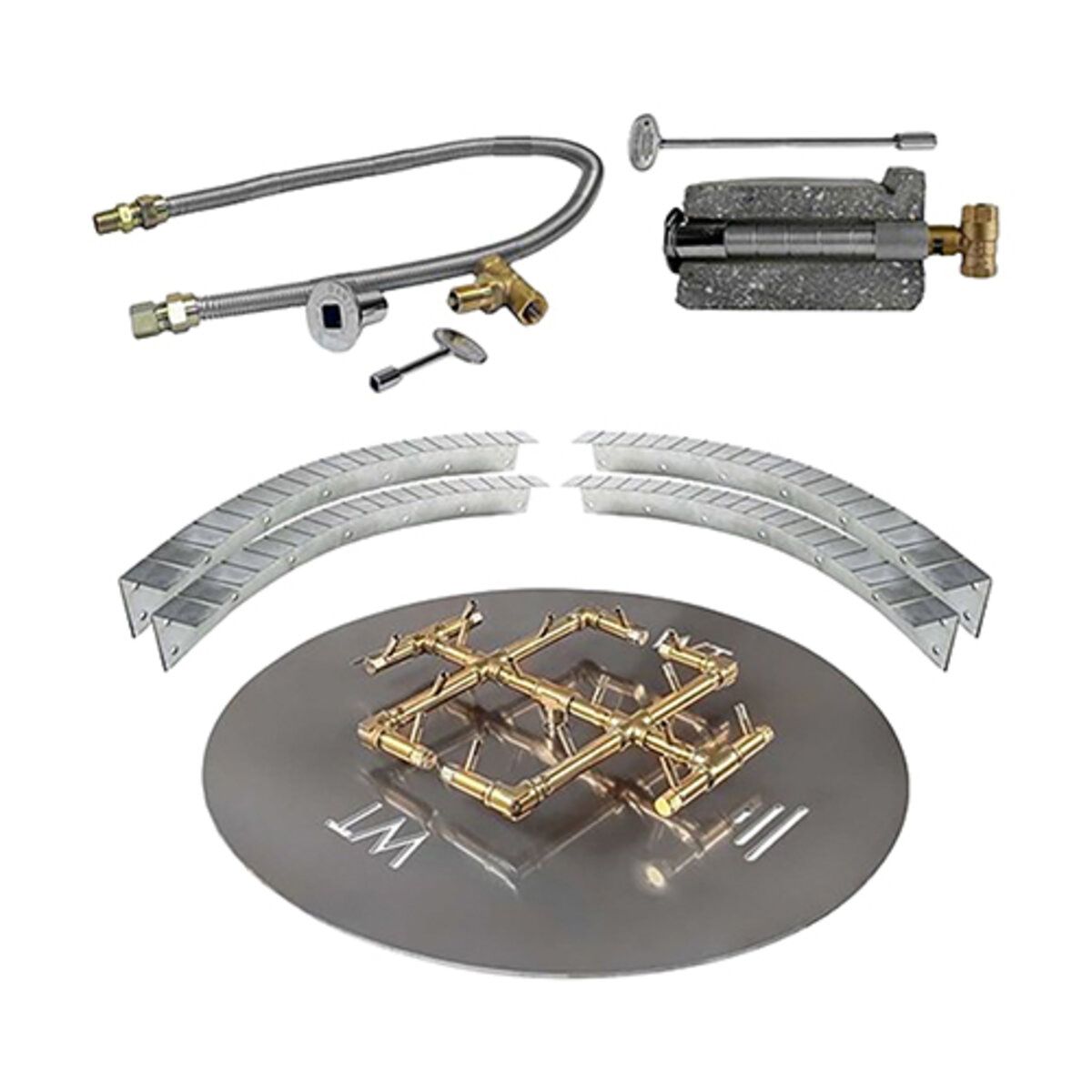 Warming Trends Universal Gas Insert Kit for Circular Openings 29 in. to ...