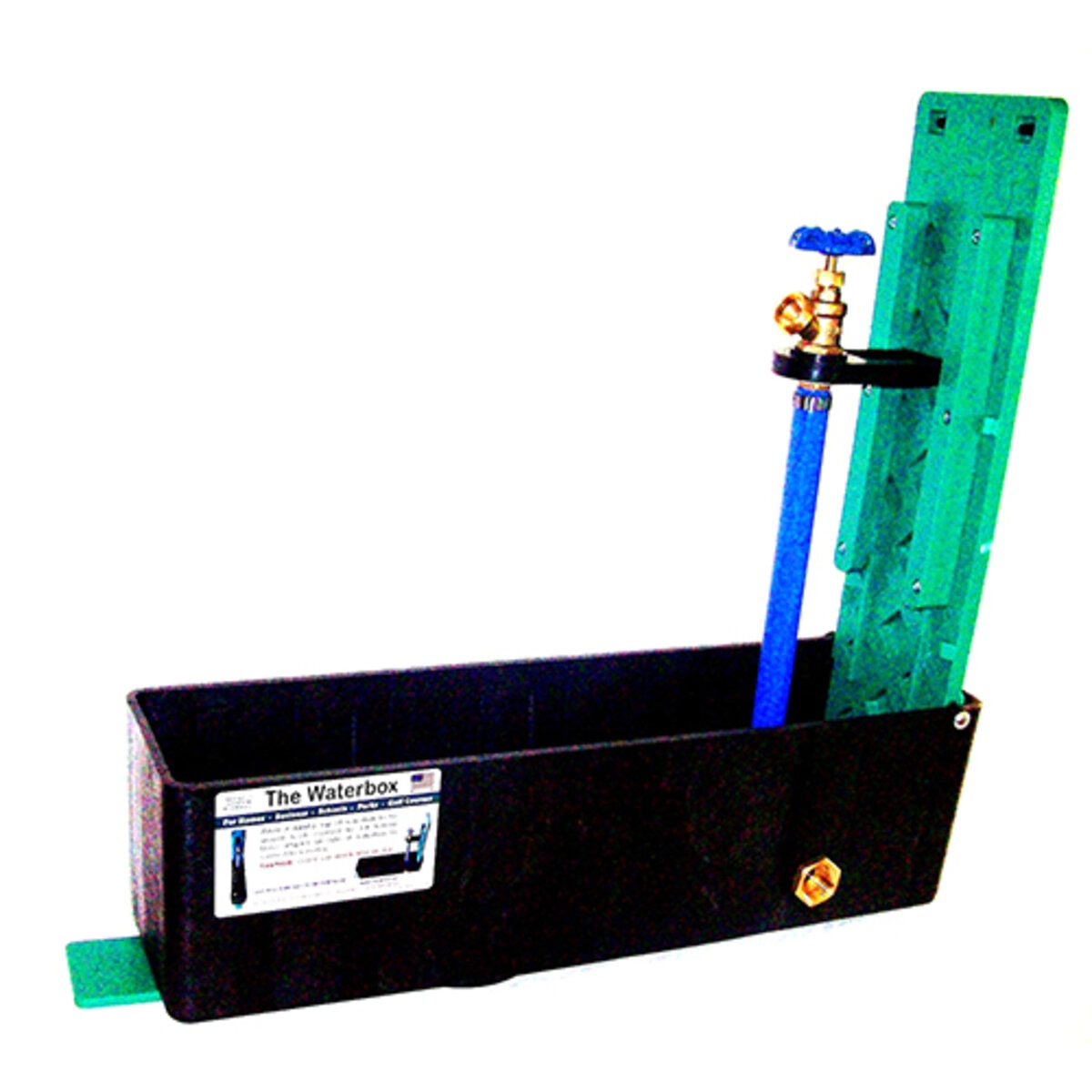 WaterBox Hose Faucet Enclosure Green Plastic 21 1/2 in. x 6 1/2 In. x 5 ...