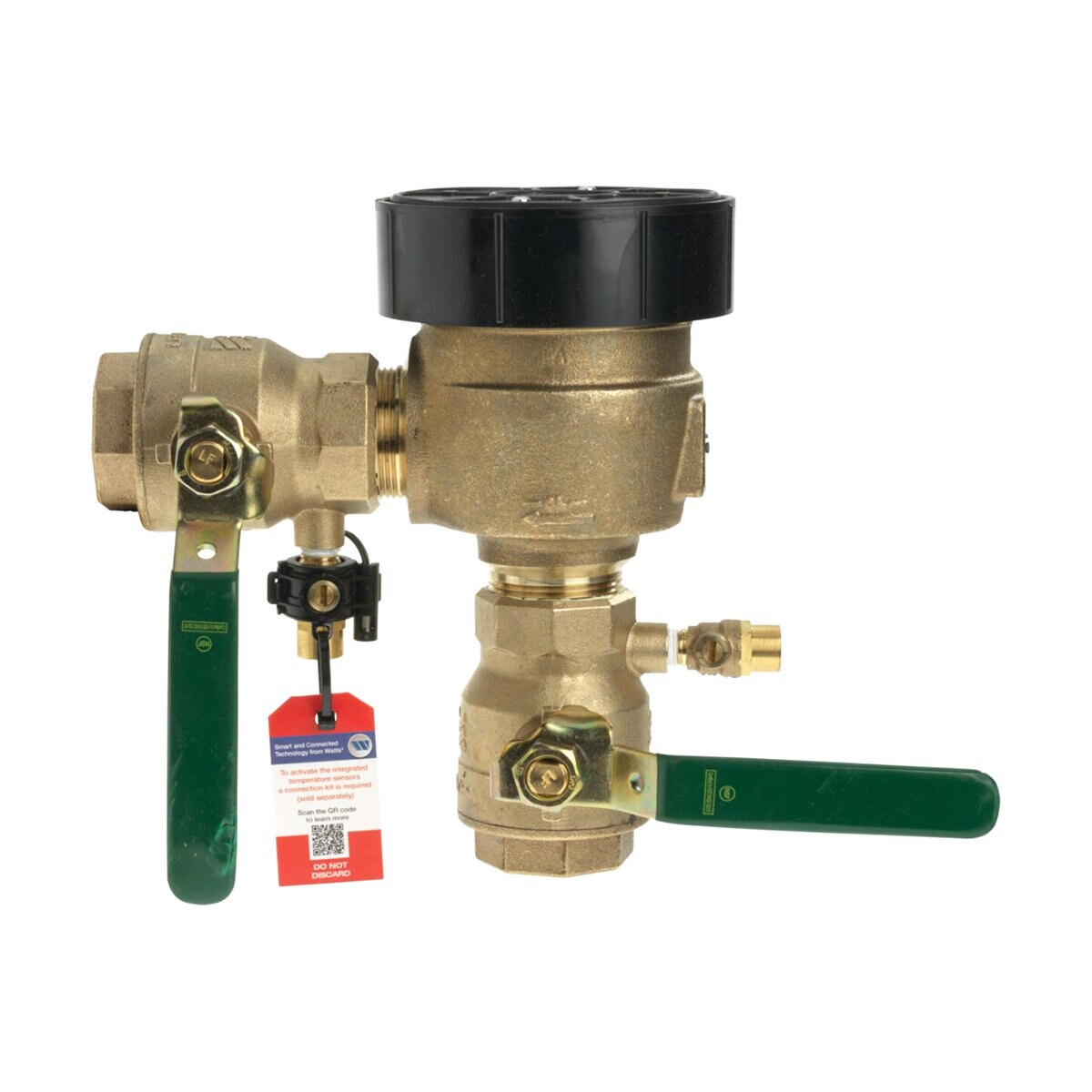 Watts LF800M4 Anti-Siphon Pressure Vacuum Breaker w/ Ball Valves 1-1/2 in. Lead Free Bronze w ...