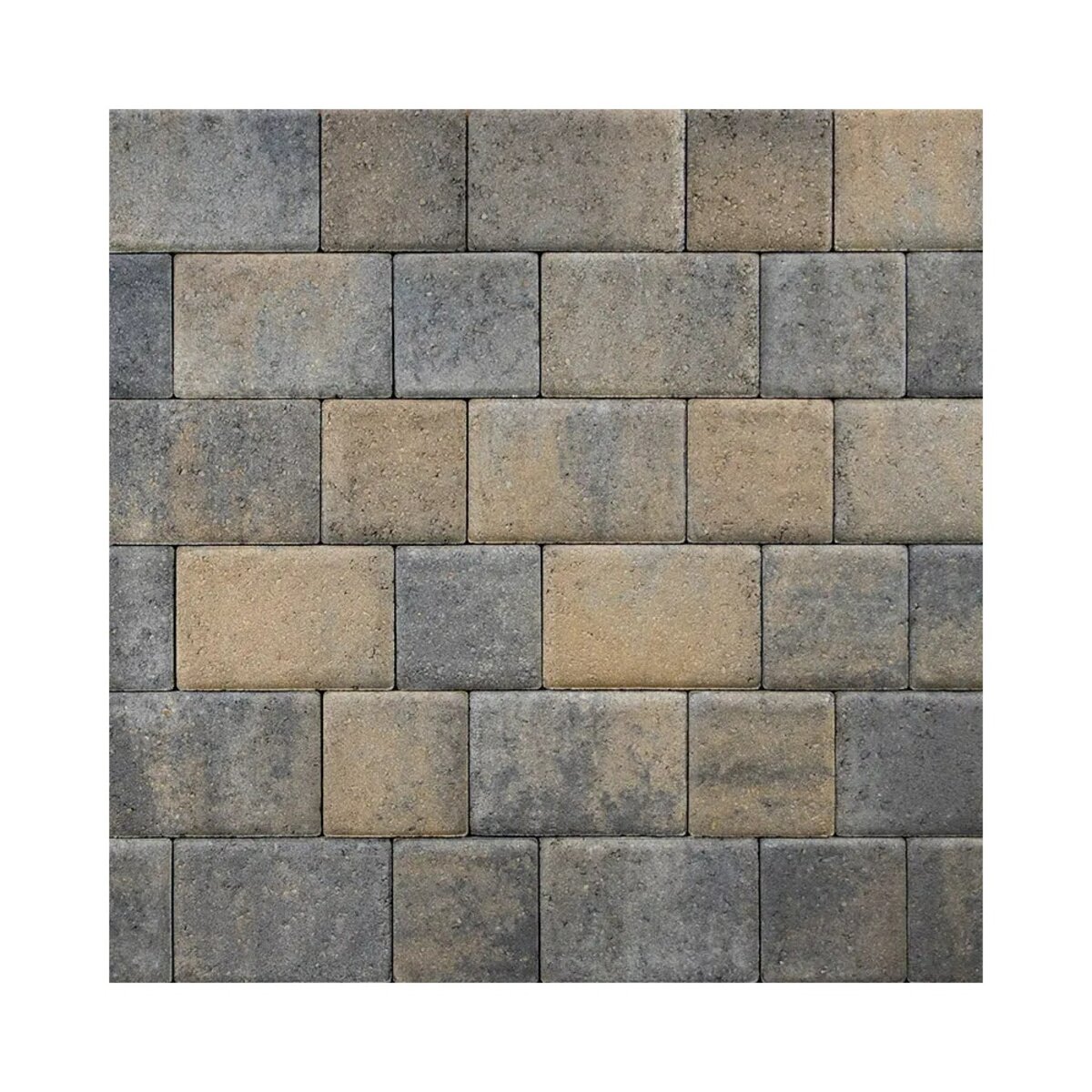 Western Interlock Camino Stone Paver Square 6.22 in. x 6.22 in. x 2.36 ...