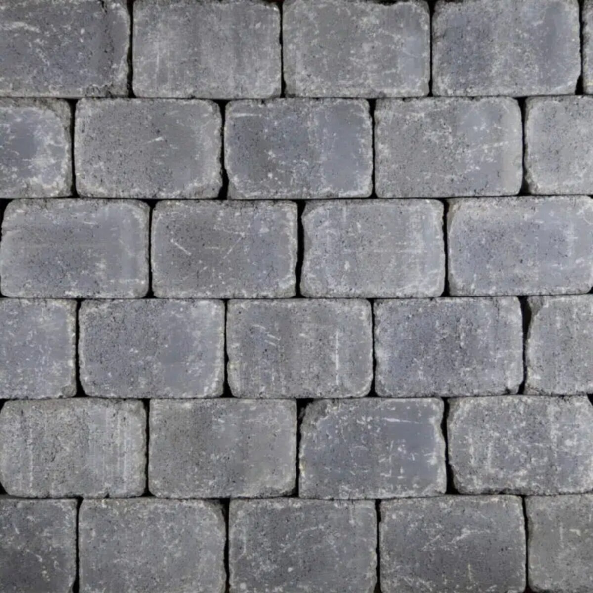 Western Interlock Tegula Beveled Piece Wall Block Charcoal (90 pc ...