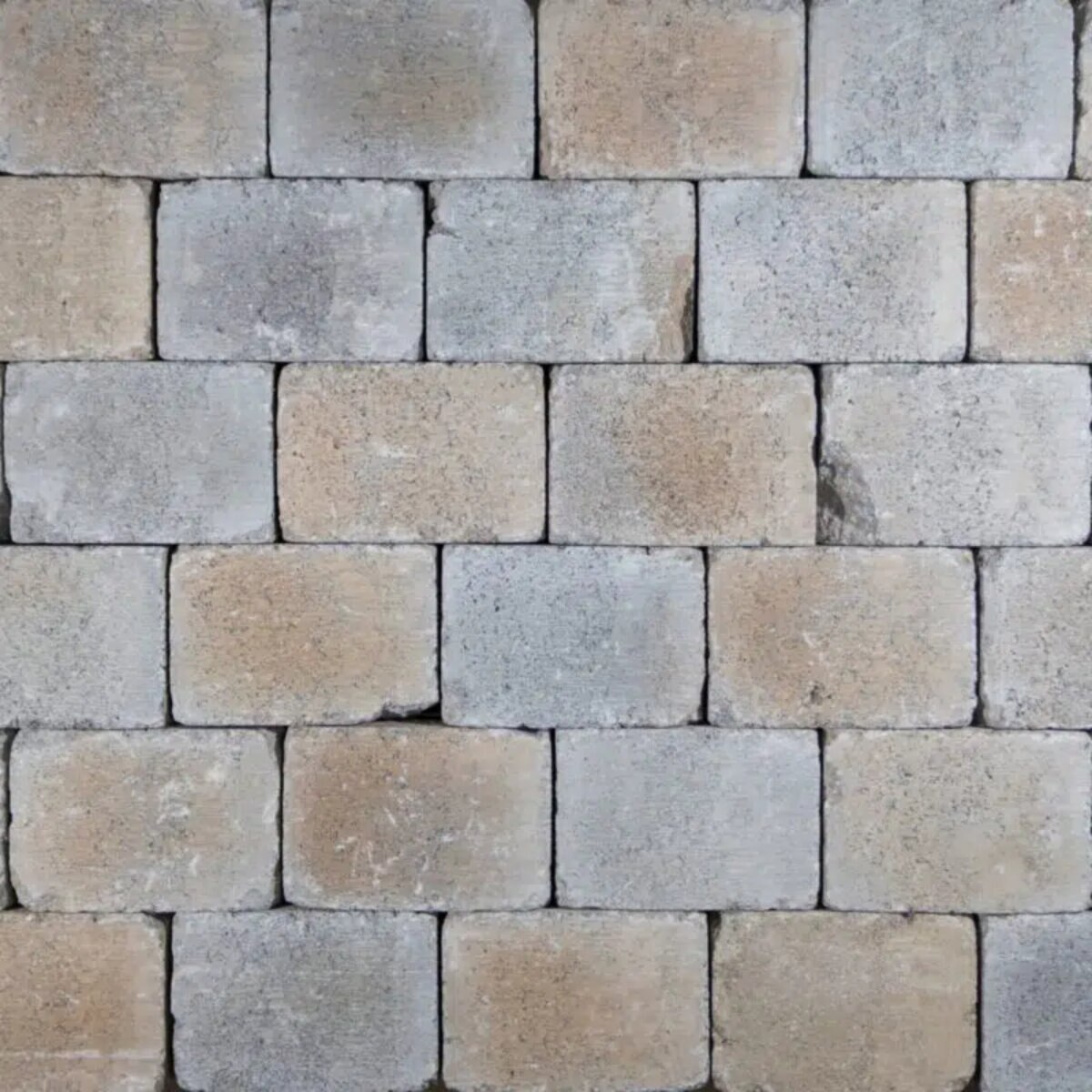 Western Interlock Tegula Old World Wall Block Sandstone Blend (90 pc ...