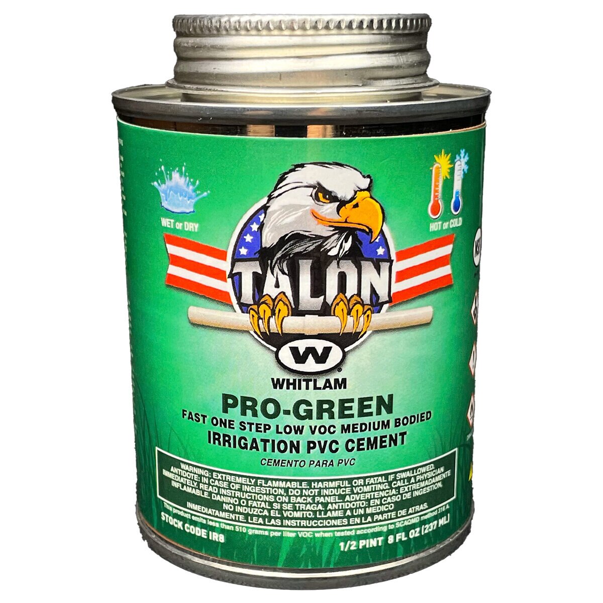 PRO-GREEN MEDIUM BODY PVC CEMENT 8 OZ | SiteOne