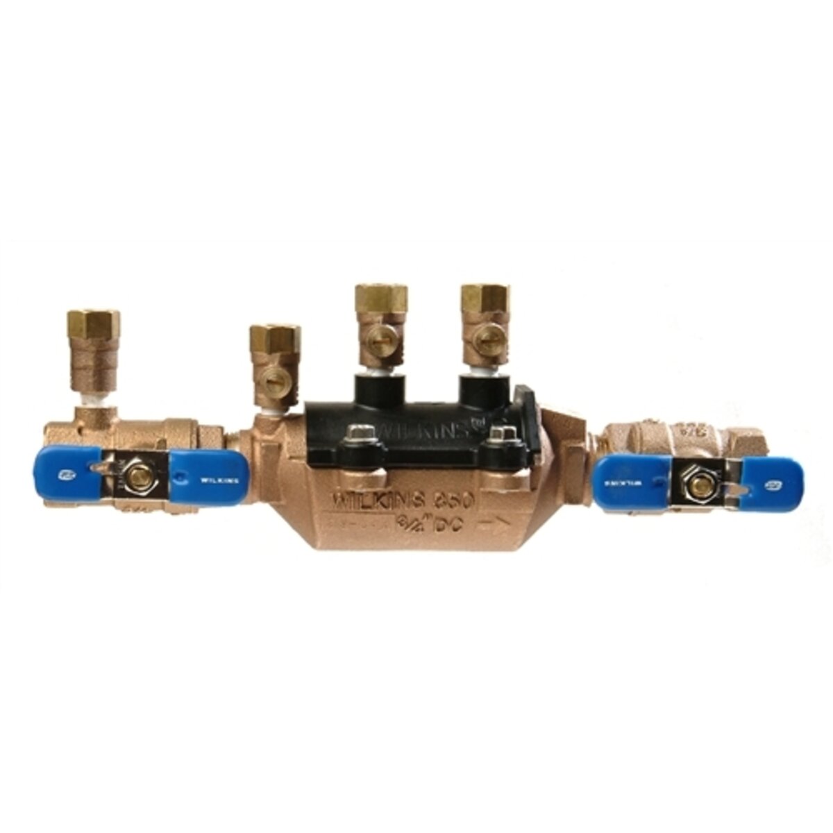 Wilkins Double Check Valve Assembly Model 350 ft. 3/4 in. Bronze With ...
