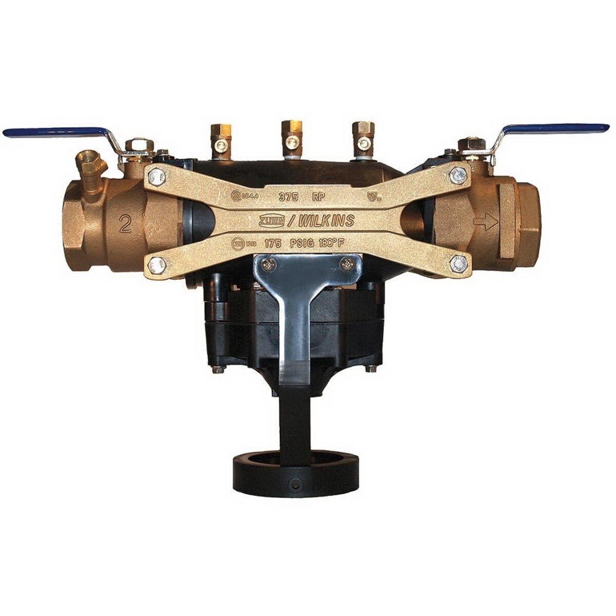 Wilkins 375 Reduced Pressure Principle Assembly 1-1/2 in. with Ball ...