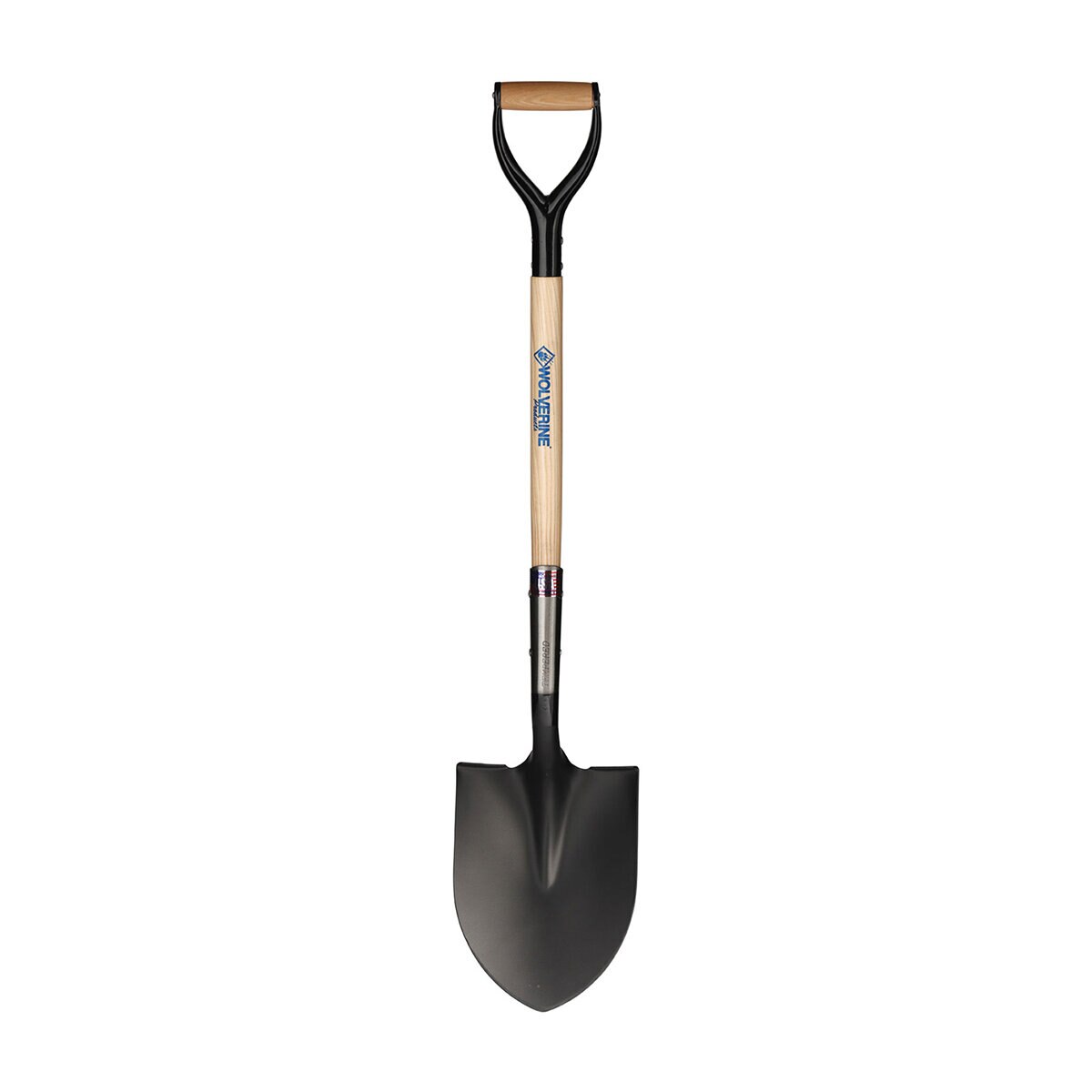 Wolverine Sure-Loc #2 Round Point Shovel 30 in. Wood Handle w / Steel D ...