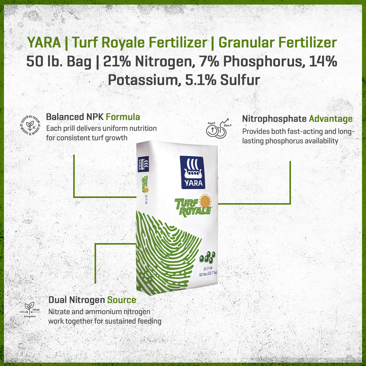 Yara Fertilizer - 21-7-14 Turf Royale Price & Product Info