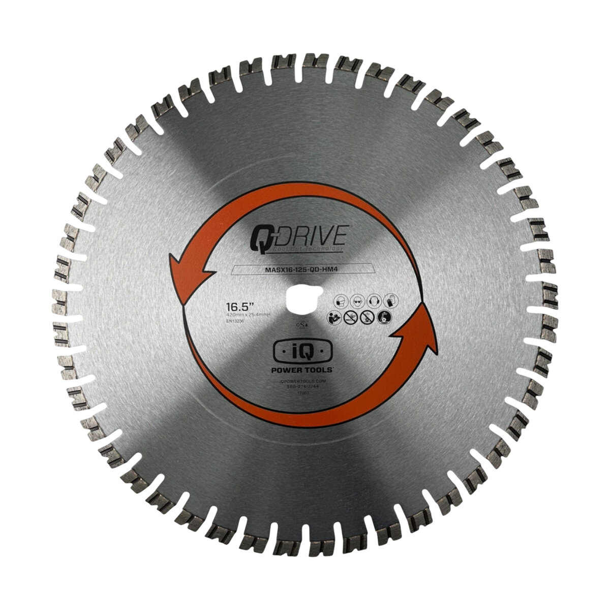 IQ Power Tools 16.5 in. Q-Drive HM4 Extreme Hard Material Blade ...