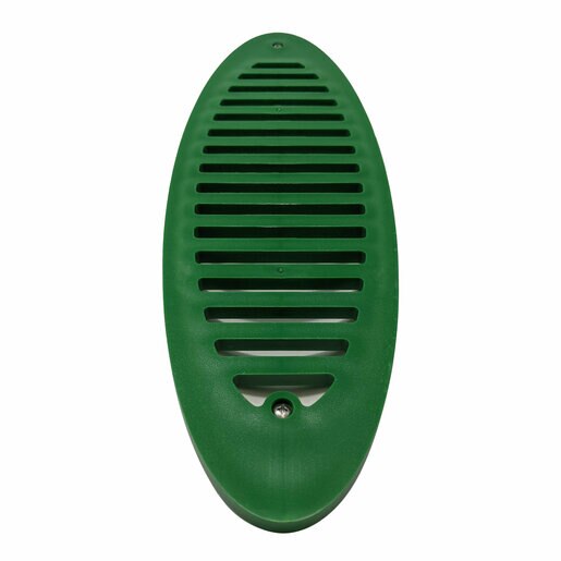 IPS 4 in. PVC Angled Yard Drain Green Grate | SiteOne