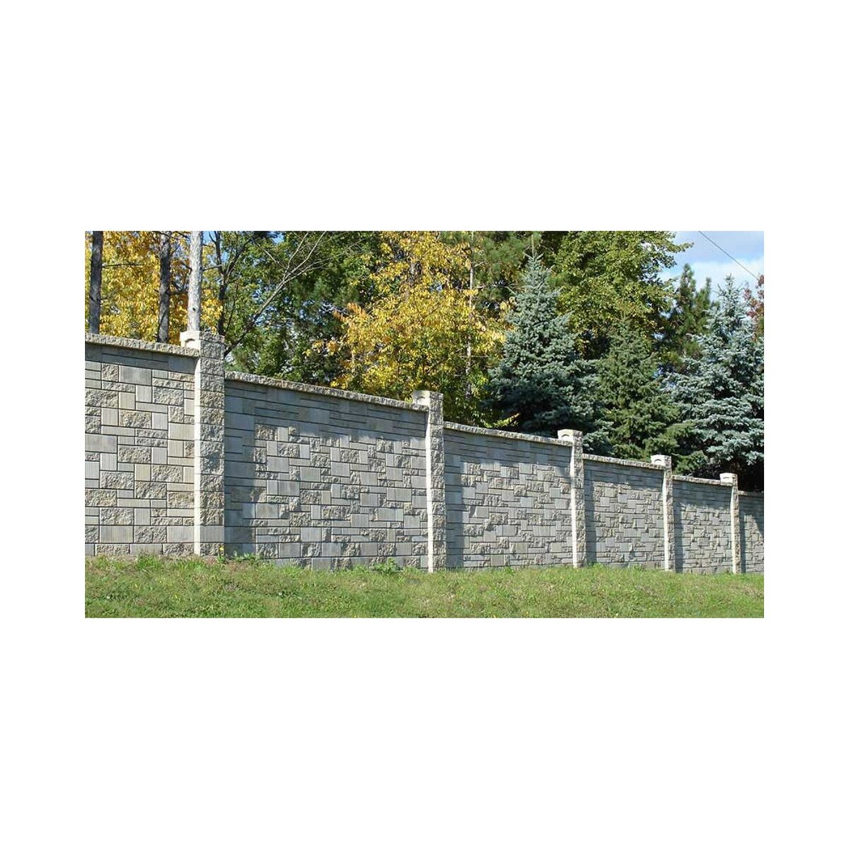 Allan Block Fence Panel Block Shadow 6 in. x 17-5/8 in. | SiteOne