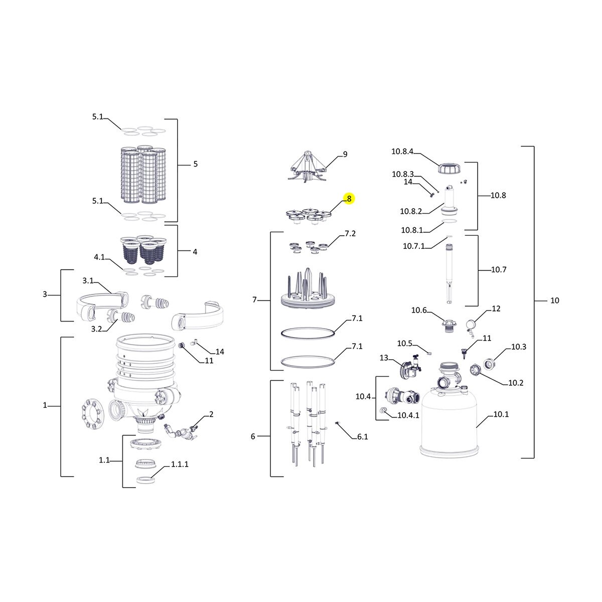 Amiad Mini Sigma Turbine Assembly Pro | SiteOne