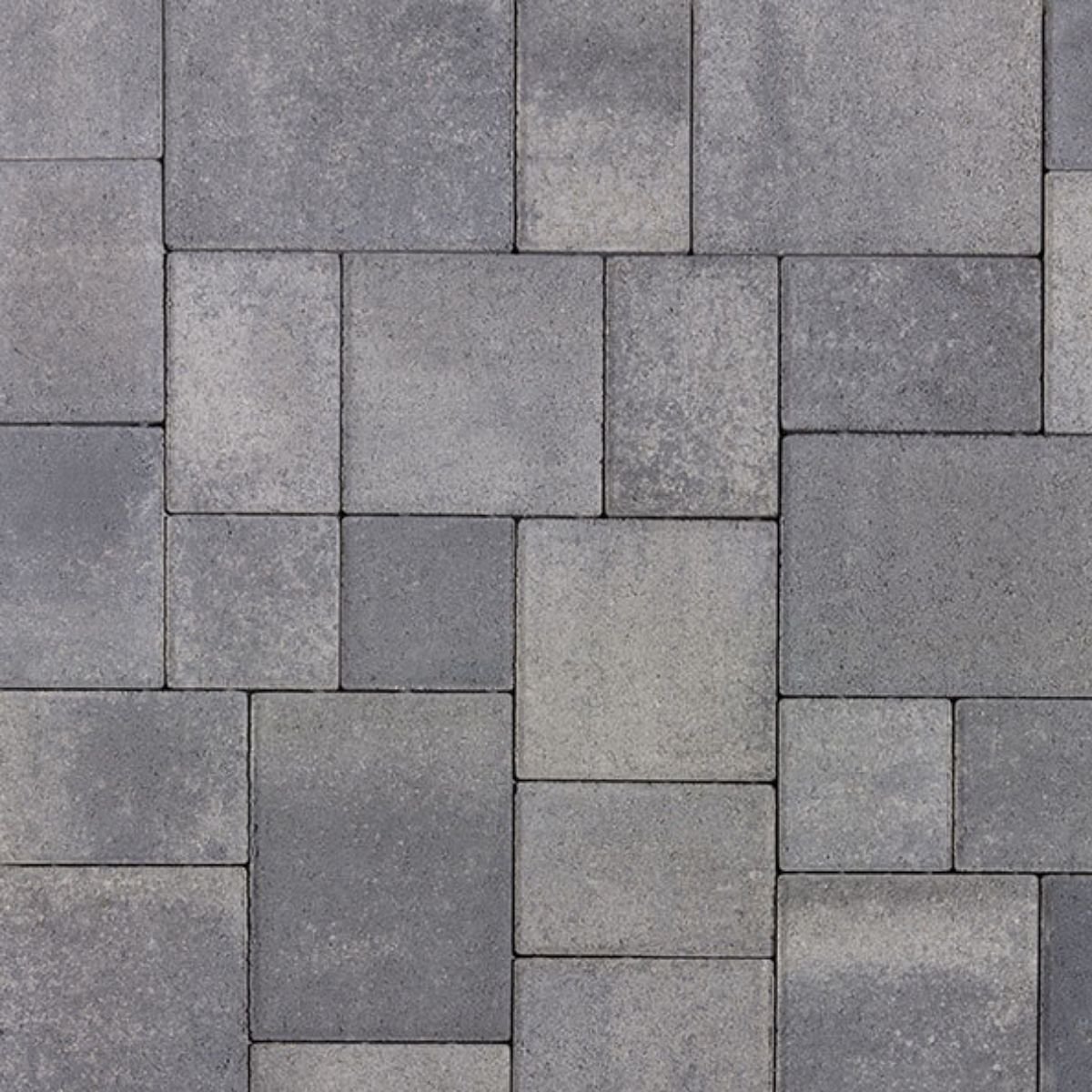 Angelus Courtyard Combo Paver Gray/Charcoal Standard 60 | SiteOne