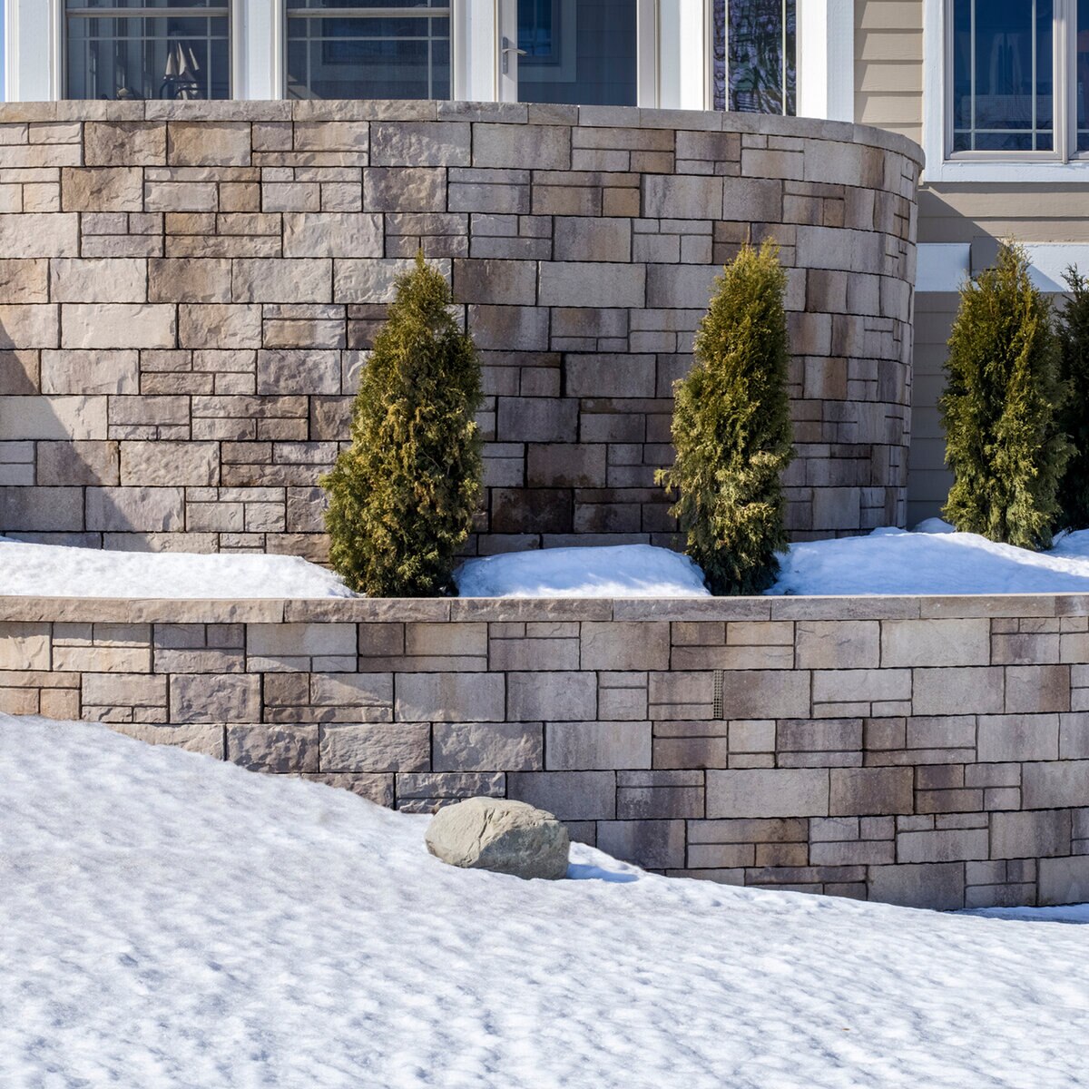 Belgard Ashlar Tandem Wall Scandina Gray (70.1 sq. ft./ | SiteOne