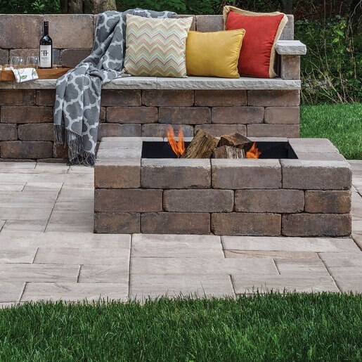 Belgard Weston Stone Fire Pit Kit Round Amaretto | SiteOne