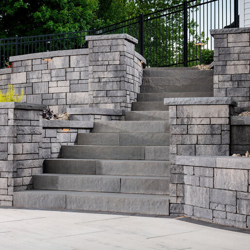 Belgard Landings Step Gray 6 in. x 48 in. x 18 in. (6 p | SiteOne