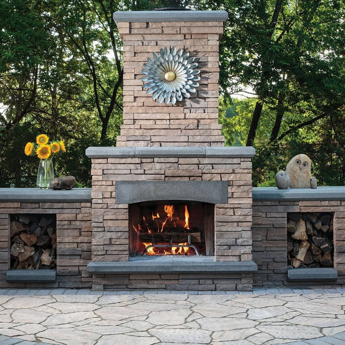 Belgard Bordeaux Linear FireTable Sienna/Buff (1 pc./pa | SiteOne